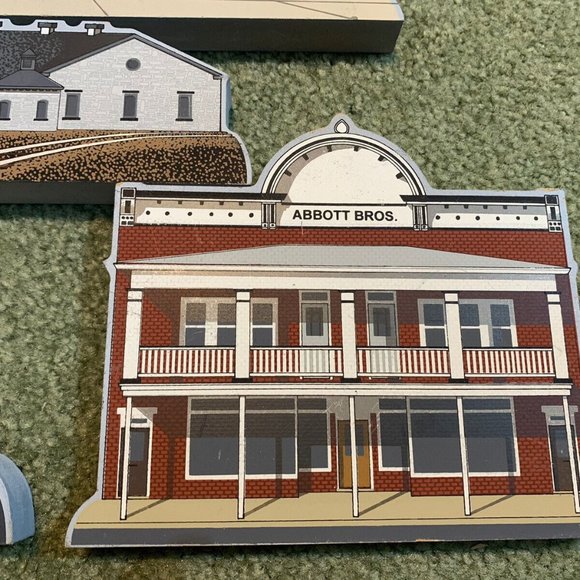 Hometowne | Other | 9 Complete Set Saxton Pa Wood Towne Buildings Lot ...